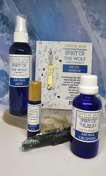 SPIRIT OF THE WOLF OILS AND MISTS – Crystal Sage