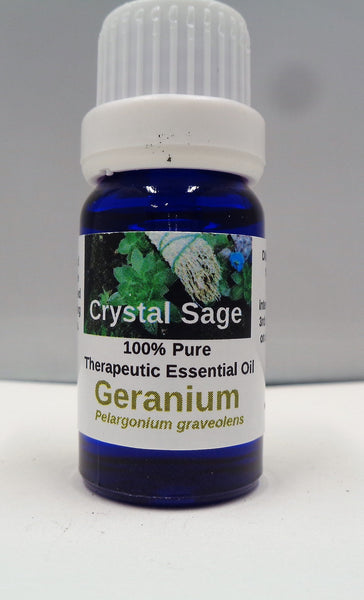 GERANIUM ESSENTIAL OIL – Crystal Sage